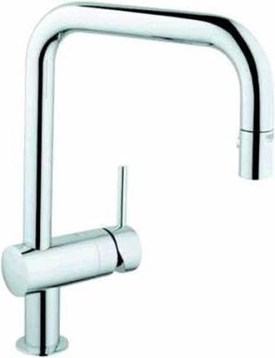 GROHE Minta Keukenkraan - U-uitloop - Met uittrekbare handdouche - Chroom | bol.com