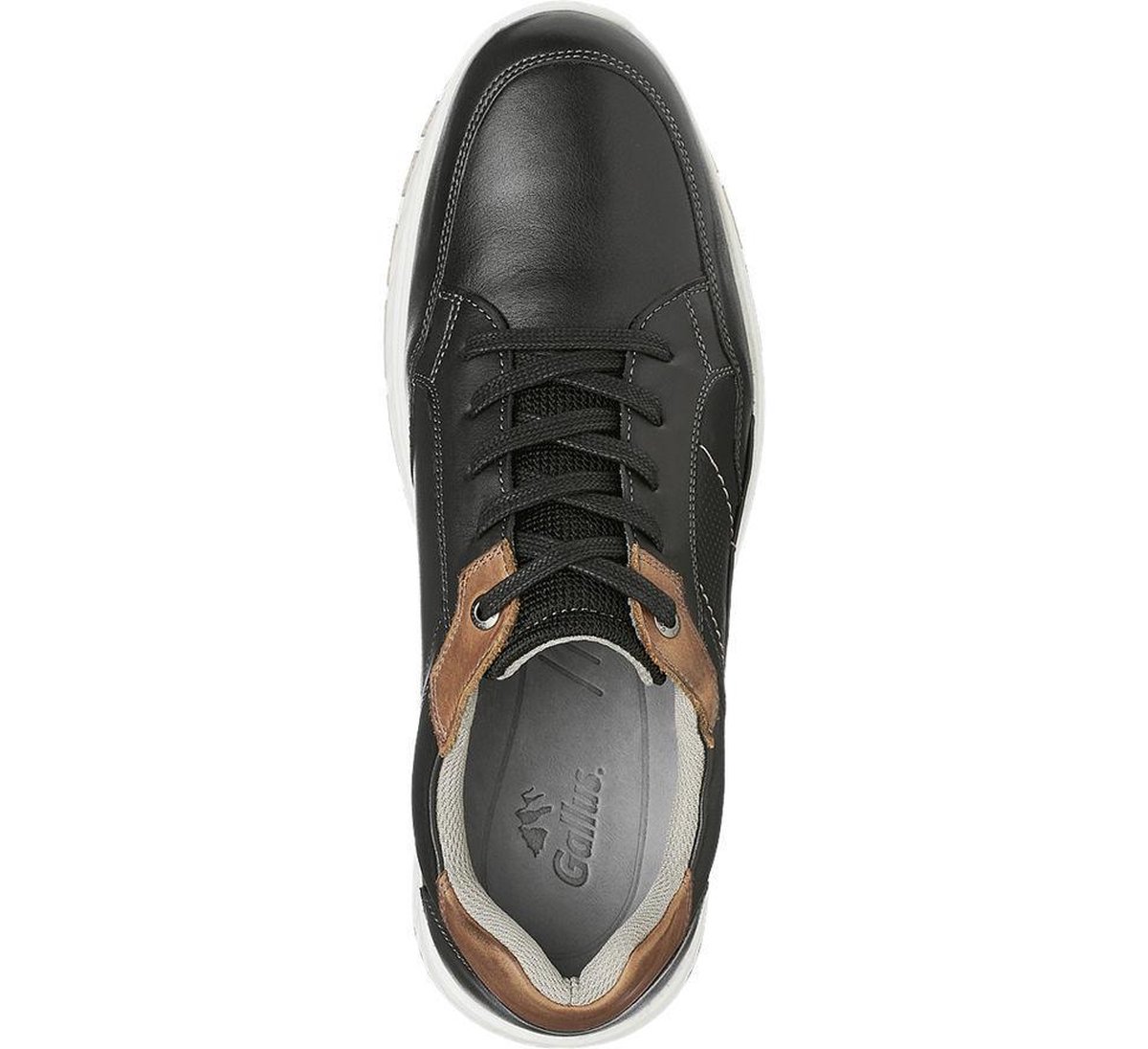 Gallus Heren Sneakers Zwart Maat 46 | bol.com