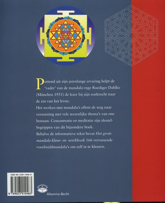 Grote Mandala Kleur En Werkboek, R. Dahlke | 9789023010463 | Boeken | bol