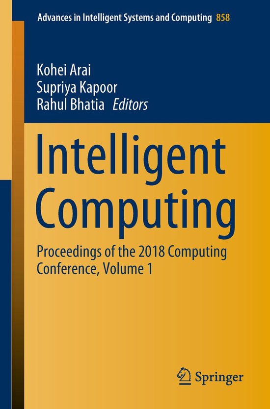 Advances in Intelligent Systems and Computing 858 - Intelligent ... Advances in Intelligent Systems and Computing 858 - Intelligent ...