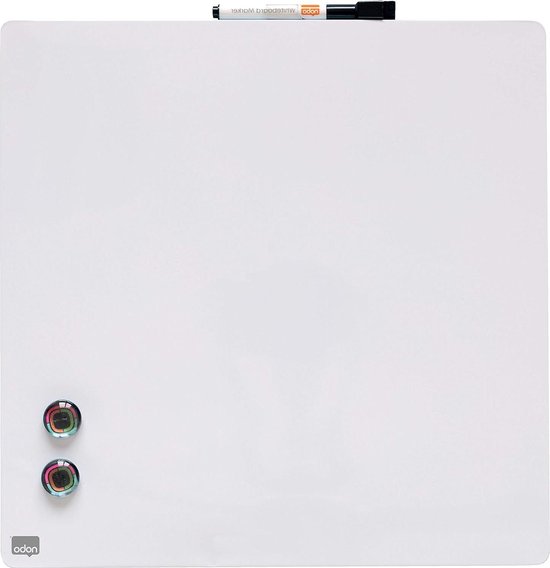 Mini tableau blanc magnétique sans cadre effaçable à sec, support mural ...