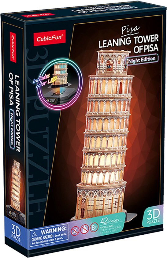 Cubic Fun 3D Puzzel Pisa LED | bol