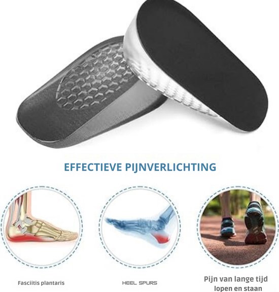 Hielkussen - Inzetstukken - Inlegzolen - Hielbeschermers - Voor Dames ...