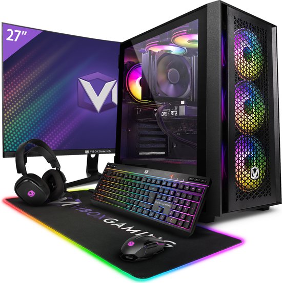 Vibox X-26 Game PC - 27" Scherm Pakket - Intel i9 14900KF Processor 5 ...