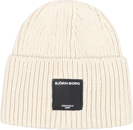 Bjorn Borg Knitted Muts Ecru - Maat - Heren | bol