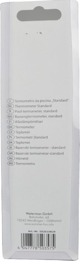 Summer Fun Thermometer budget | bol