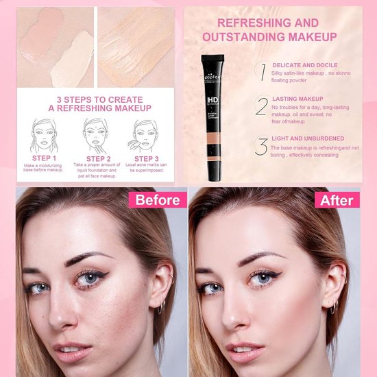 Complete make-up koffer Alles-in-één make-upset met oogschaduw-palet en ...