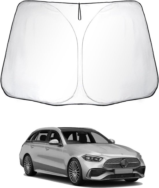 Windscreen Sun Shade for Mercedes C-Class W205 W206 - Indoor Folding UV ...