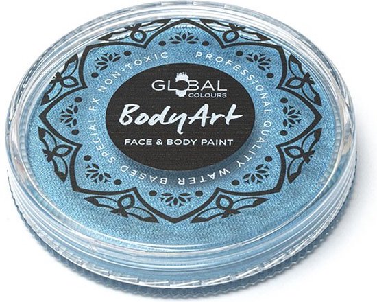 Global Face & Body Paint Pearl Peacock Blue 32gr | bol