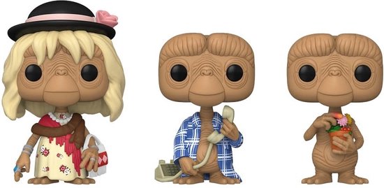 Funko Pop! Movies: E.T. 40th Anniversary POP! Movies E.T. 3-Pack | bol