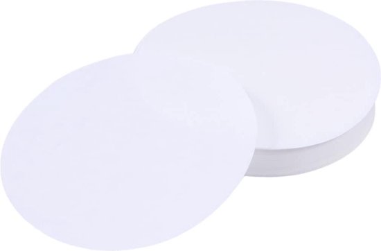 200 Stuks Papieren Filter Glasvezel Water Fijn Filtratie Test Papier ...