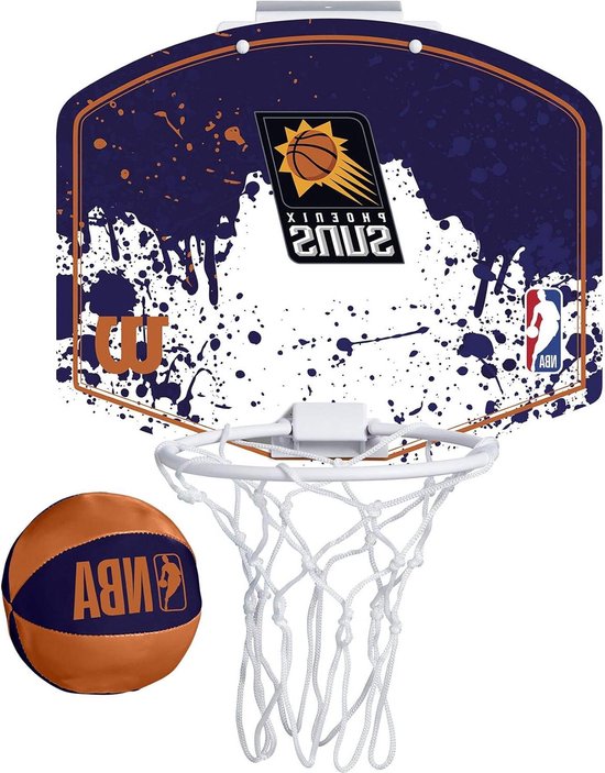 Mini Team Basketbalhoepel PHOENIX SUNS Kunststof - Indoor Outdoor ...