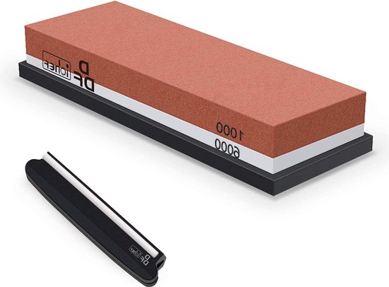 Slijpsteen korrel 1000-6000 wetsteen professioneel 2-in-1 dubbelzijdige messenslijper... | bol
