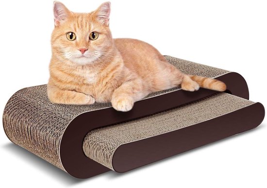 Krabplank karton 2-in-1 duurzame boardpad kattenkrabplank loungebed 43 ...