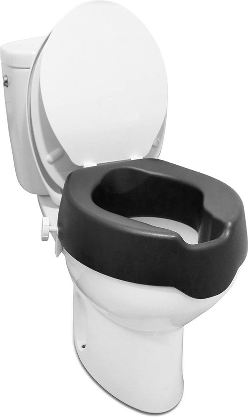 Toiletverhoger Zachte Toiletverhoger 10 cm Verhoogde Toiletbril Ouderen ...
