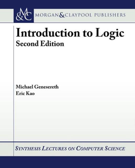 Introduction to Logic | 9781627052474 | Michael Genesereth | Boeken ...
