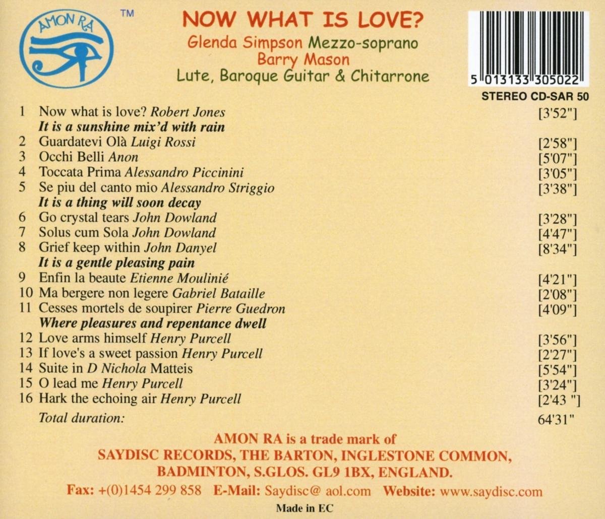 Mason Simpson - What Is Love? (CD), Barry Mason | Muziek | bol.com