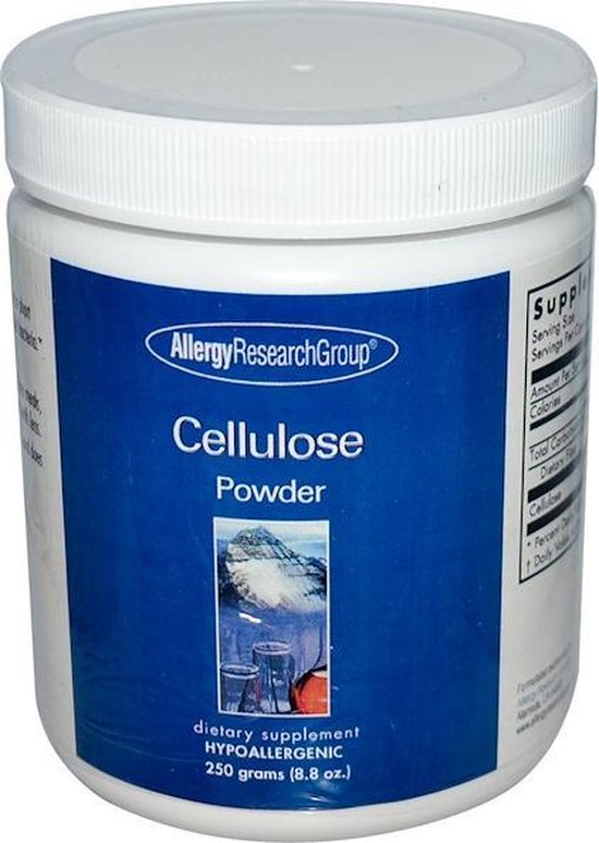 Cellulose Powder 8.8 oz (250 g) - Allergy Research Group | bol
