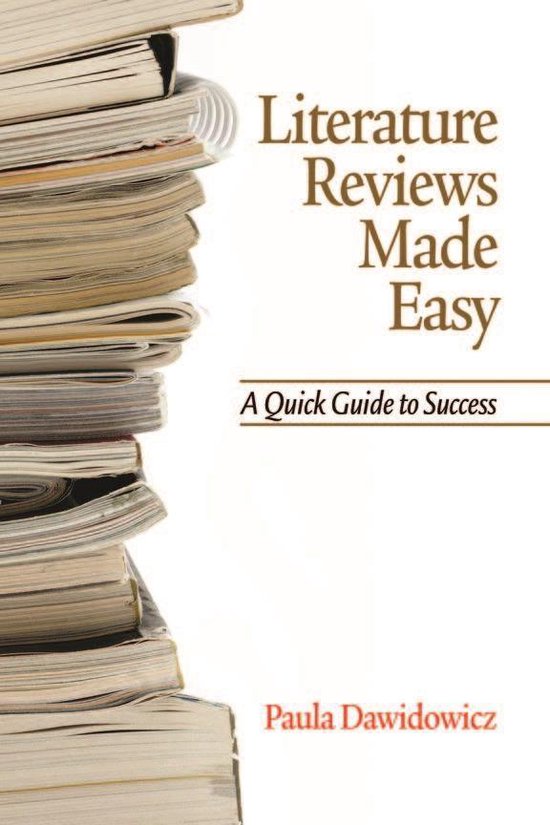 Literature Reviews Made Easy (ebook), Paula Dawidowicz | 9781617351938 ... Literature Reviews Made Easy (ebook), Paula Dawidowicz | 9781617351938 ...