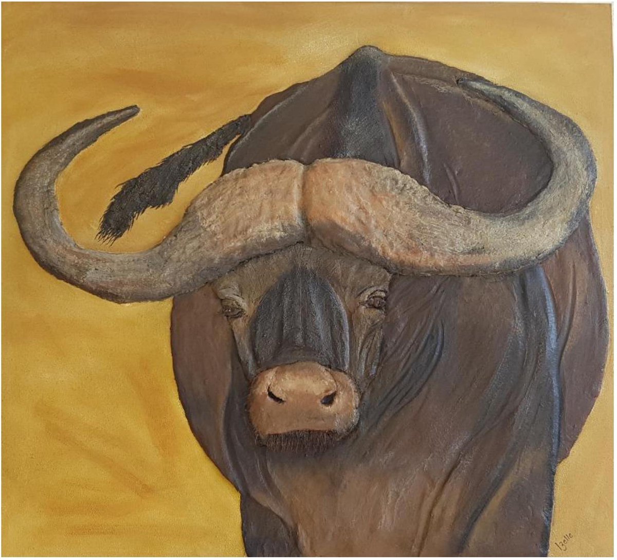 3D Schilderij Afrikaanse Buffel | bol.com