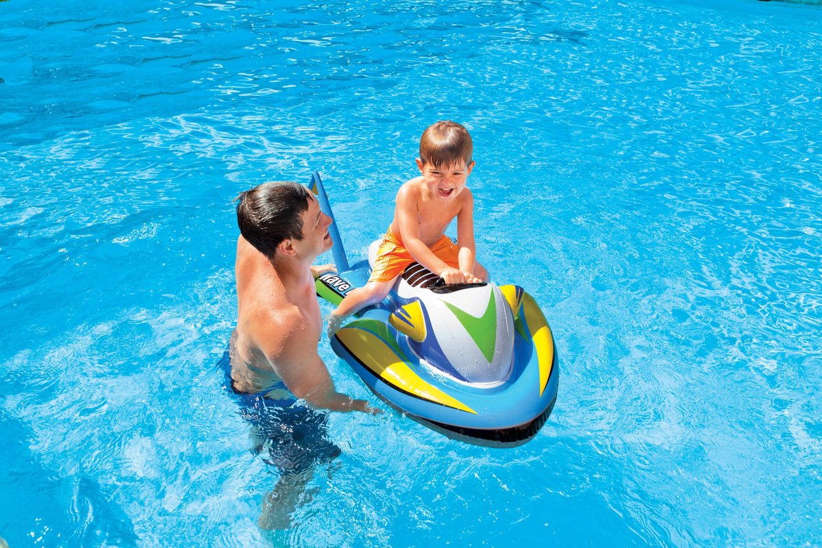 Intex Opblaas waterscooter wave rider 117 x 77 cm | bol.com