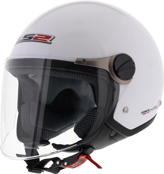 LS2 OF560 Rocket II Jethelm - Motorhelm - Glans Wit - Maat XS | bol.com