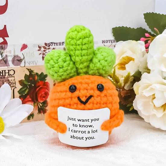 Positieve wortel - origineel en grappig cadeau - huisdecoratie - leuke ...