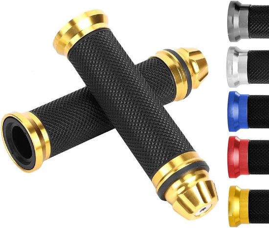 Universele Motorfiets Handvatten Aluminium Rubber voor 7/8 Inch Stuur | bol