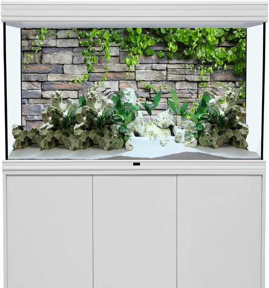 Realistische Stenen Muur Aquarium Achtergrond - 60x30 cm Vis Tank ...