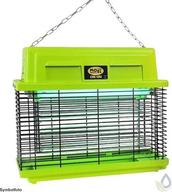 Lampe insecte fluo 309 en vert néon ou rouge néon avec 45 watts et 230V ...