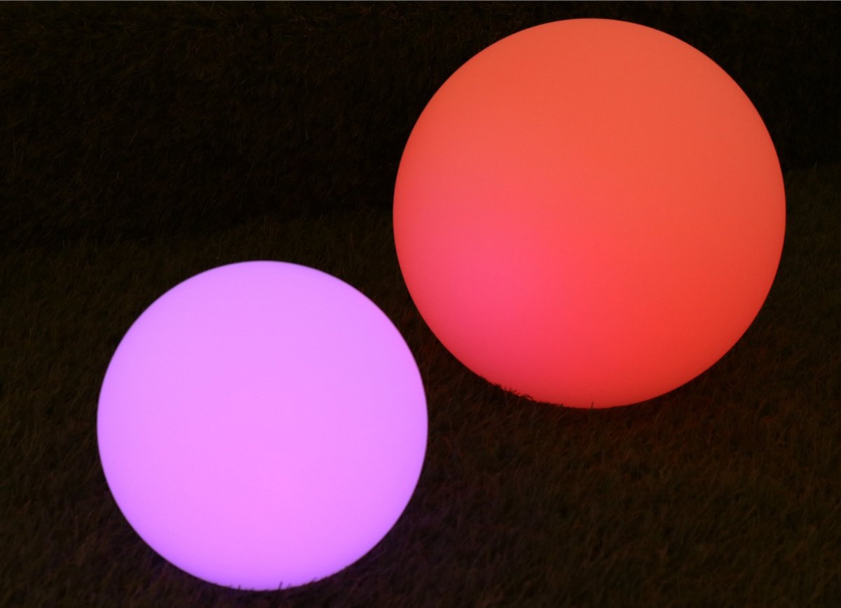Sfeervolle LED Licht bol voor buiten 20CM - lichtbal - polythyleen ...