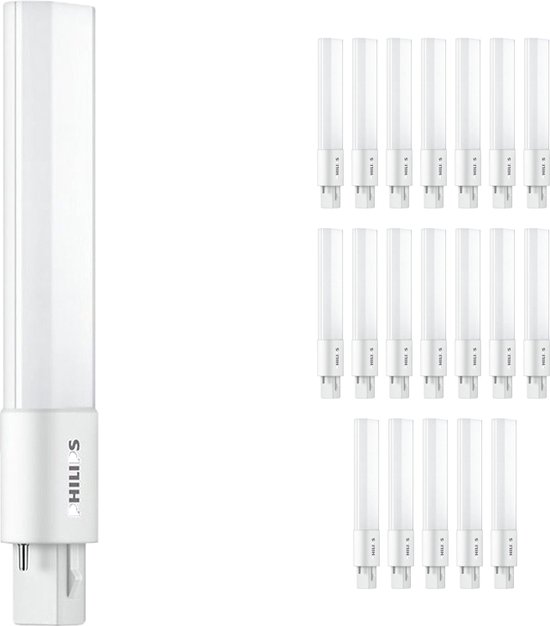 Voordeelpak 20x Philips Corepro PL-S LED 5W 520lm - 830 Warm Wit | Vervangt 9W. | bol