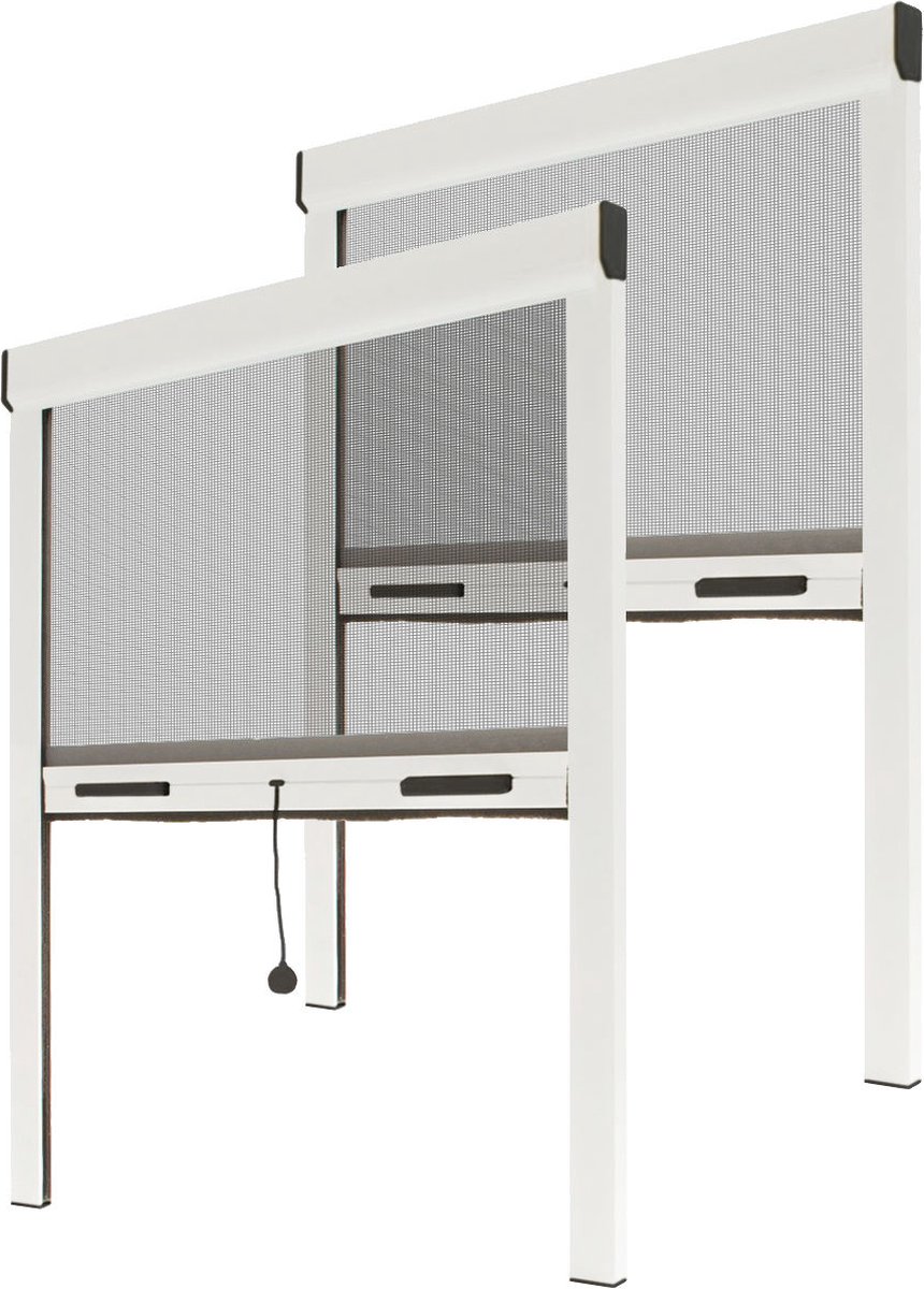 Rolhor op maat te snijden Alu - B 125 x H 160 cm - Wit - 2 stuks | bol.com