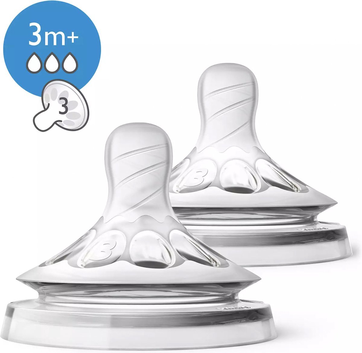 Philips Avent SCF043/27 Natural Speen - 3m+ - 2stuks | bol.com