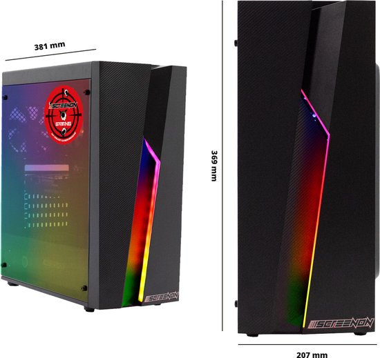 ScreenON - Game Computer / Gaming PC - Ryzen 5 - 1TB M.2 SSD - 16GB RAM ...