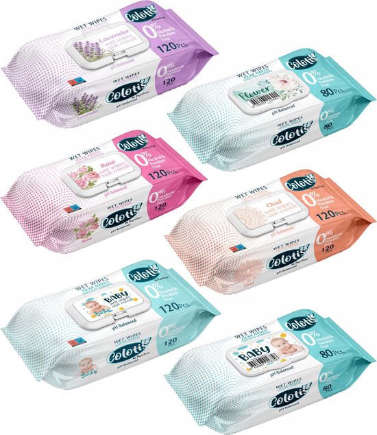 COLOTIS VOCHTIGE DOEKJES BABY 120 stuks. | bol