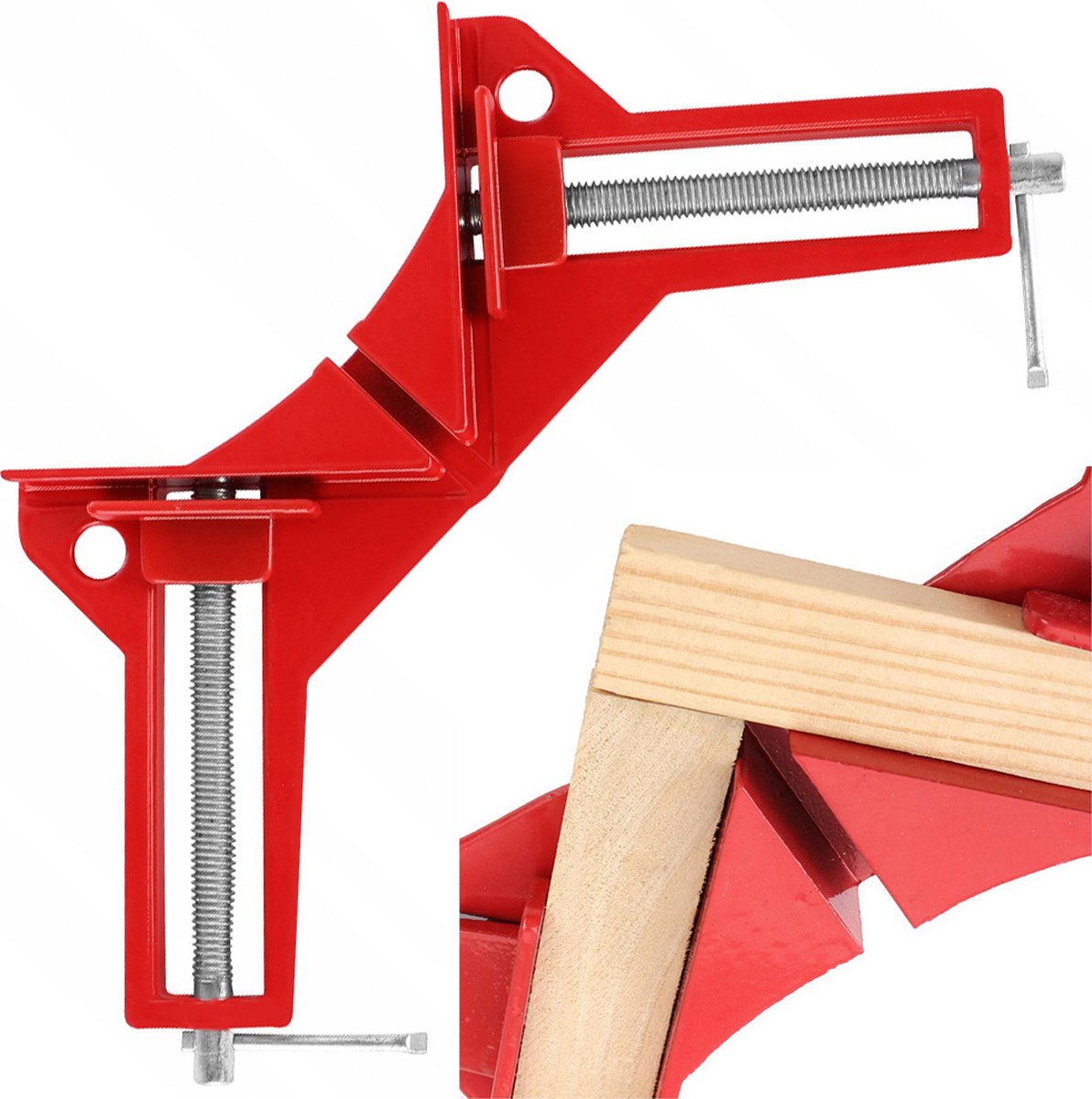 T.R. Tools Hoekklem 75 mm Lijmklem Verstekklem 90 graden | bol.com