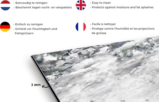 Spatscherm keuken 60x40 cm - Kookplaat achterwand Schilderij - Big Ben ...