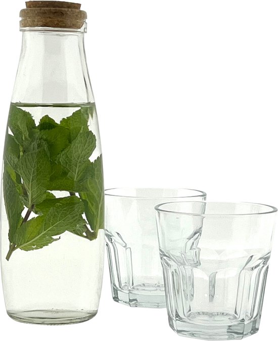 Melkfles met kurk - Ideaal voor o.a. Bed & Breakfast of Horeca ...