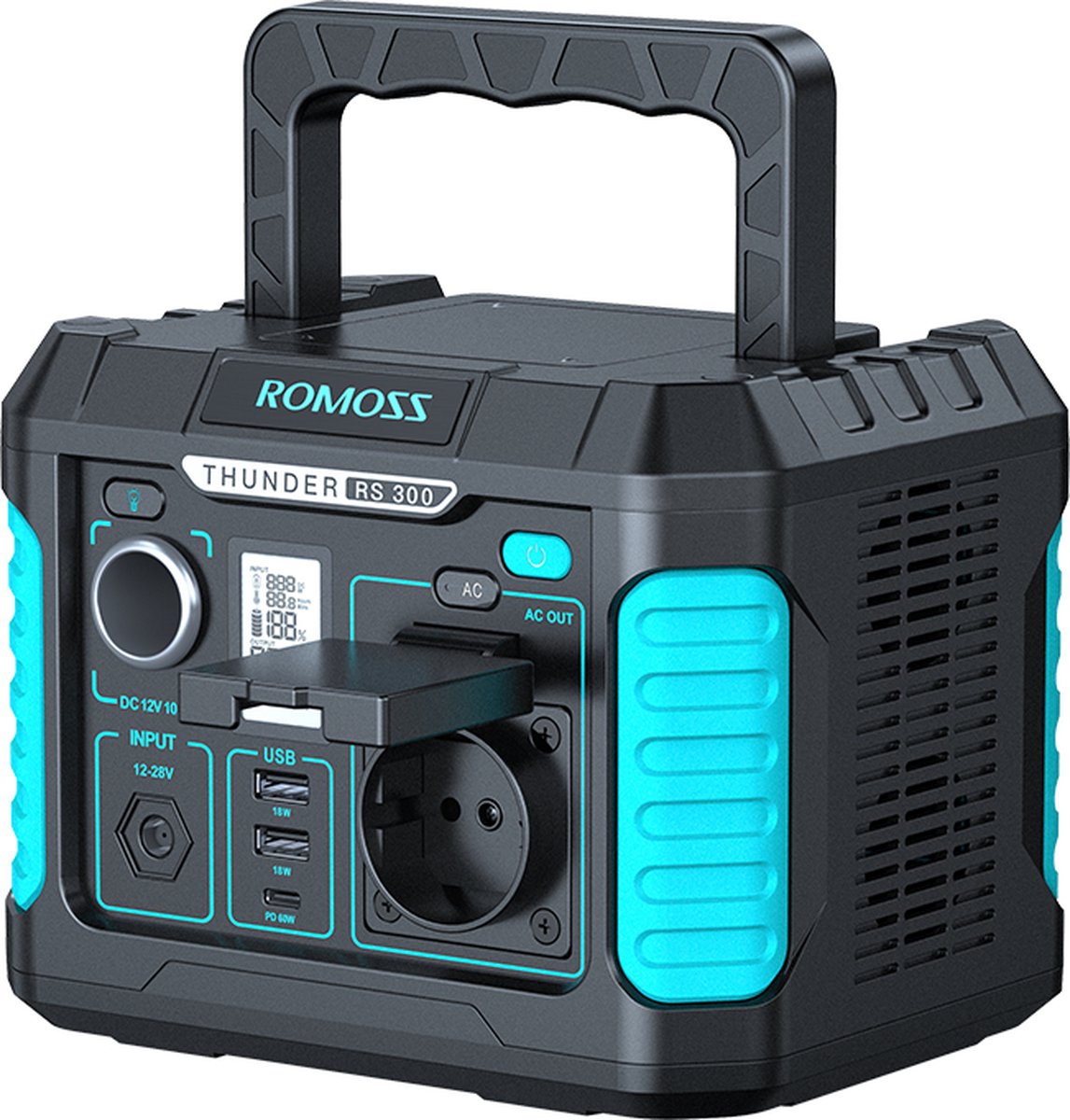 Romoss RS300 Draagbare Power Station - Betrouwbare Stroomvoorziening ...