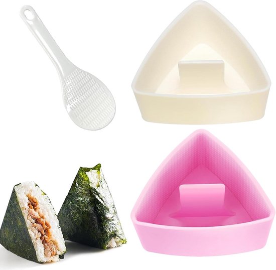 3-Delige Onigiri Vorm Set: Sushi Maker en Rijstvorm Pers voor ...