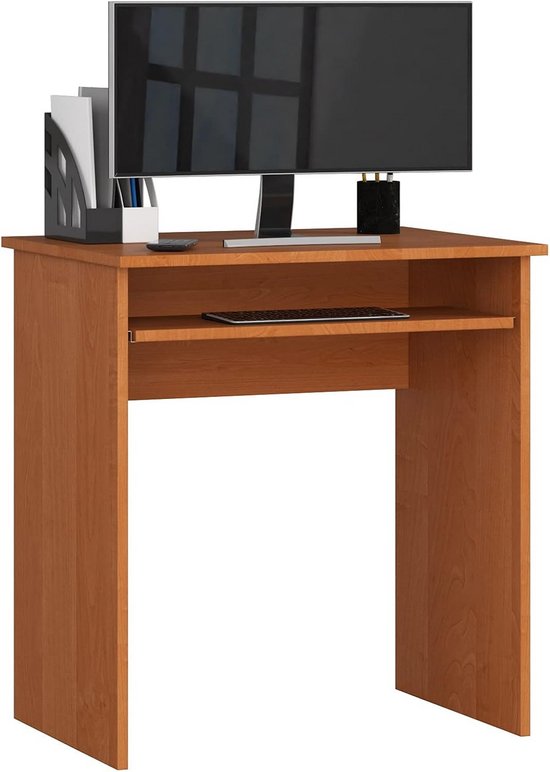 Compact Bureau Tafel voor PC en Computerwerkplek Hout | bol
