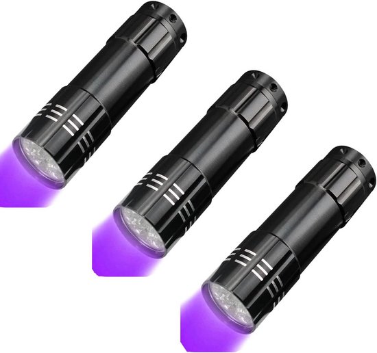 Draagbare UV Zaklamp Zwart Licht voor Detectie van Vlekken en Controle ...