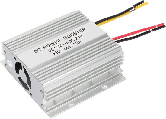 12V naar 24V Boost Converter - 15A 360W Aluminium DC naar DC Step-up ...