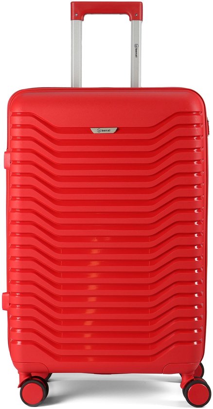 Benzi Pias Middelgrote Koffer 65 cm - 58 liter - Rood | bol