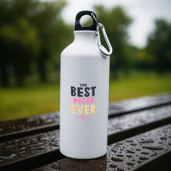 Hacebo® - The best mom ever met roze hartje waterfles - Moeder - Best ...