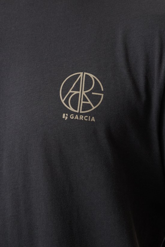 GARCIA Heren Print T-shirt Blauw Korte mouw | bol