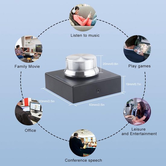 USB Volumeregeling Knop voor PC en Laptop Audio | bol