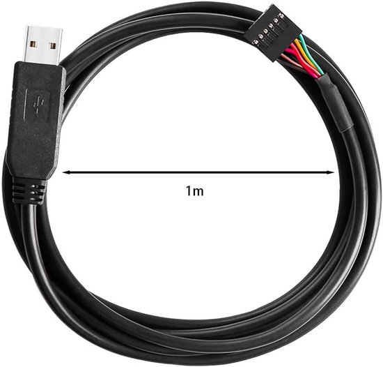 USB naar TTL Serieel Adapter Kabel met 6 Pin Female voor Router en ...