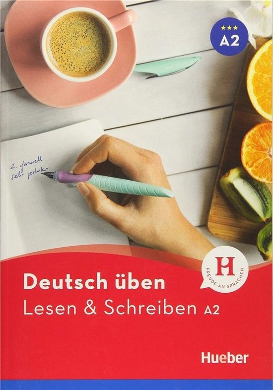 Duits Leren Lezen en Schrijven Lesboek Niveau A2 Oefeningen Grammatica ...
